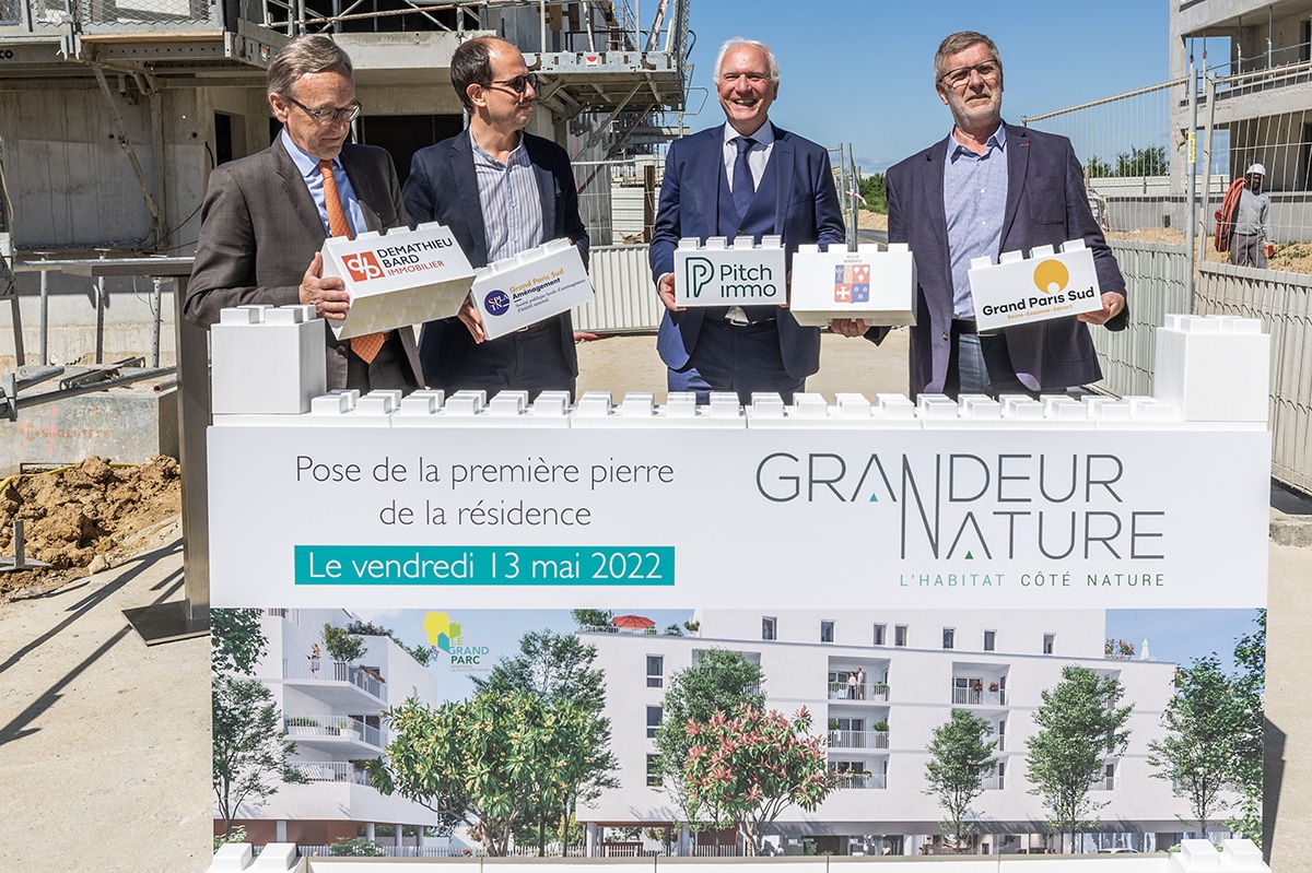 Première pierre Pitch Immo & Demathieu Bard Immobilier - influence factory, organisation d ...